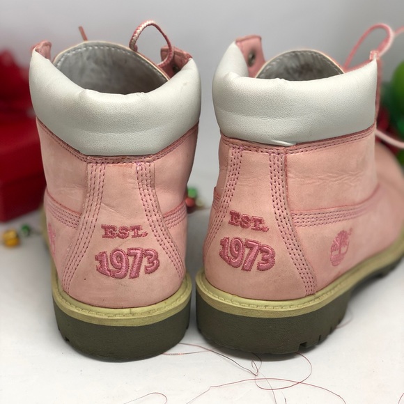 Timberland | Shoes | Timberlands Pink Junior Girls Boots Size 3 2270m ...